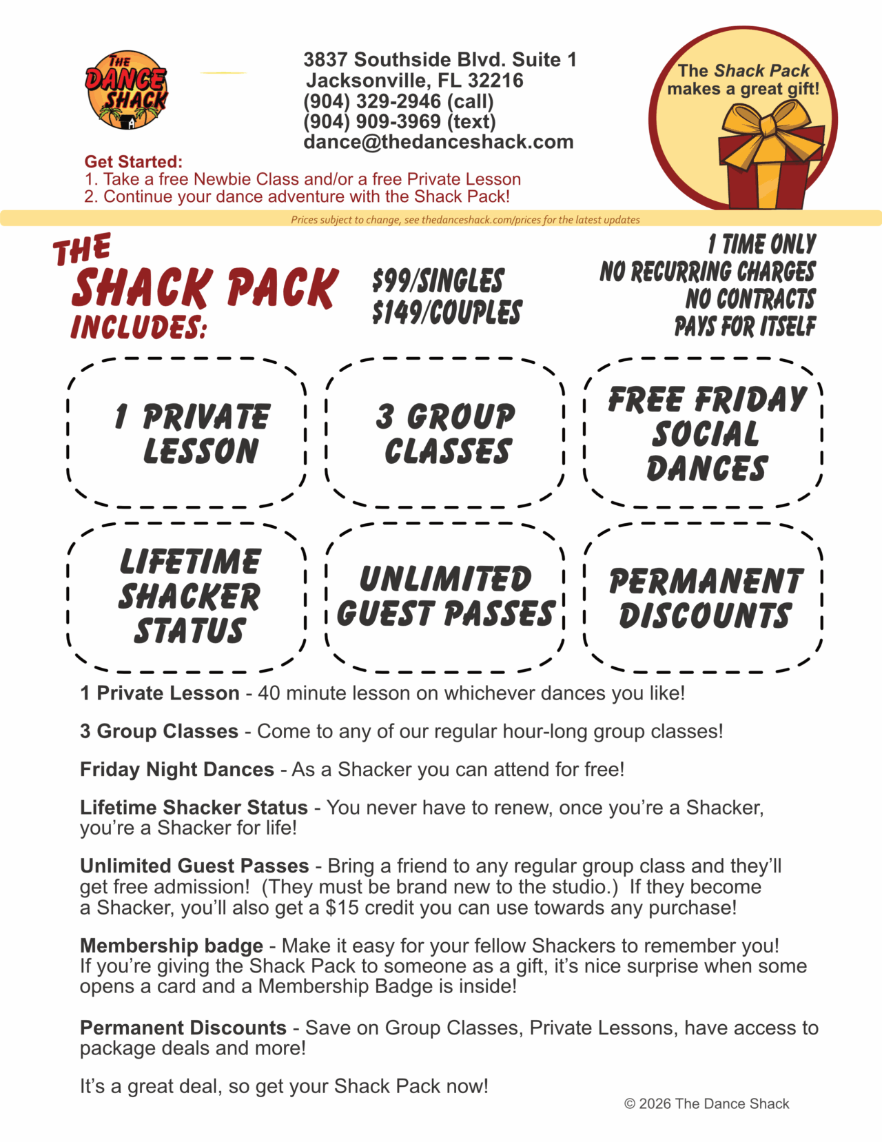 Calendar | The Dance Shack Studio